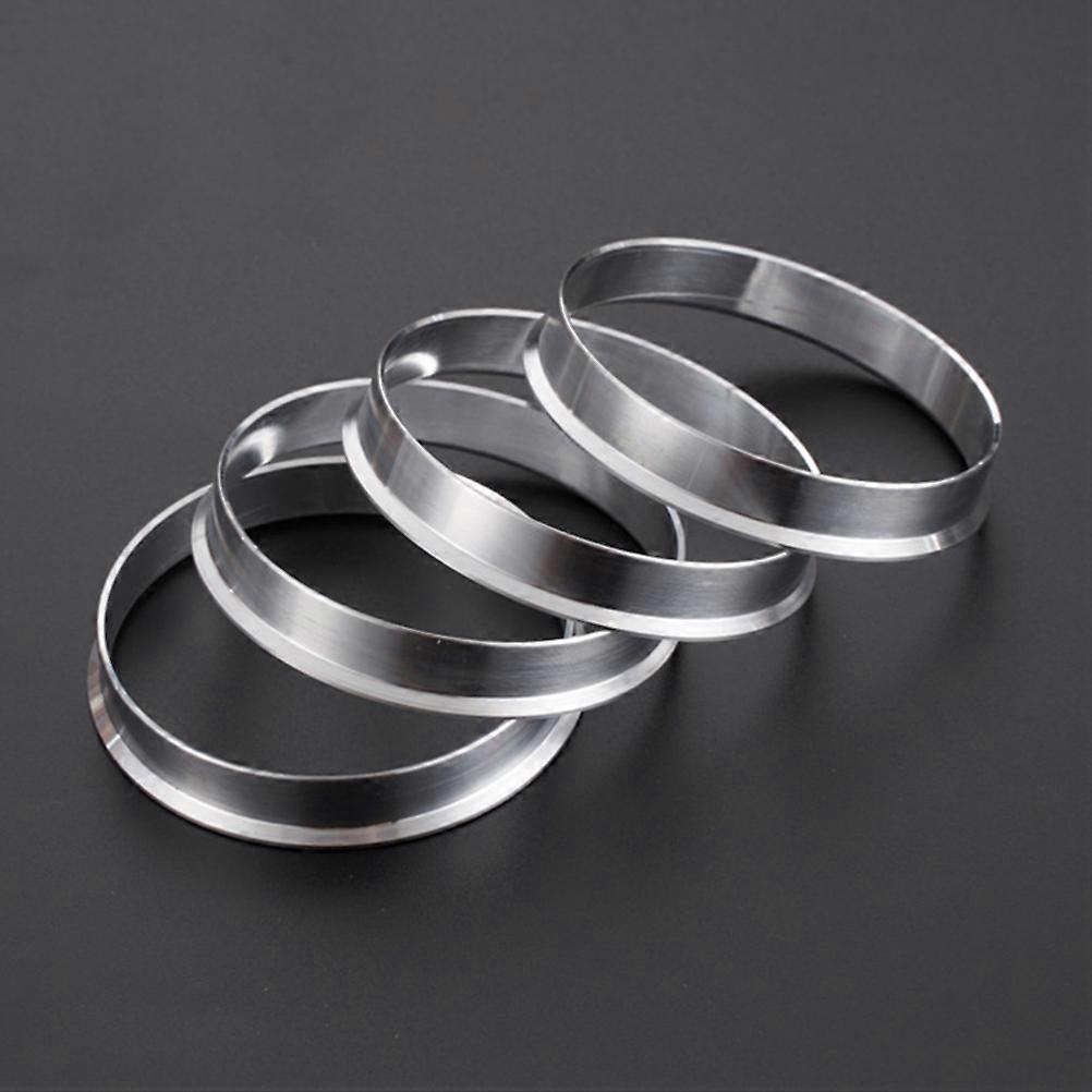 4pcs Hub Centric Rings 66.45 to 57.1 Anti-rust Aluminum Alloy Center ...