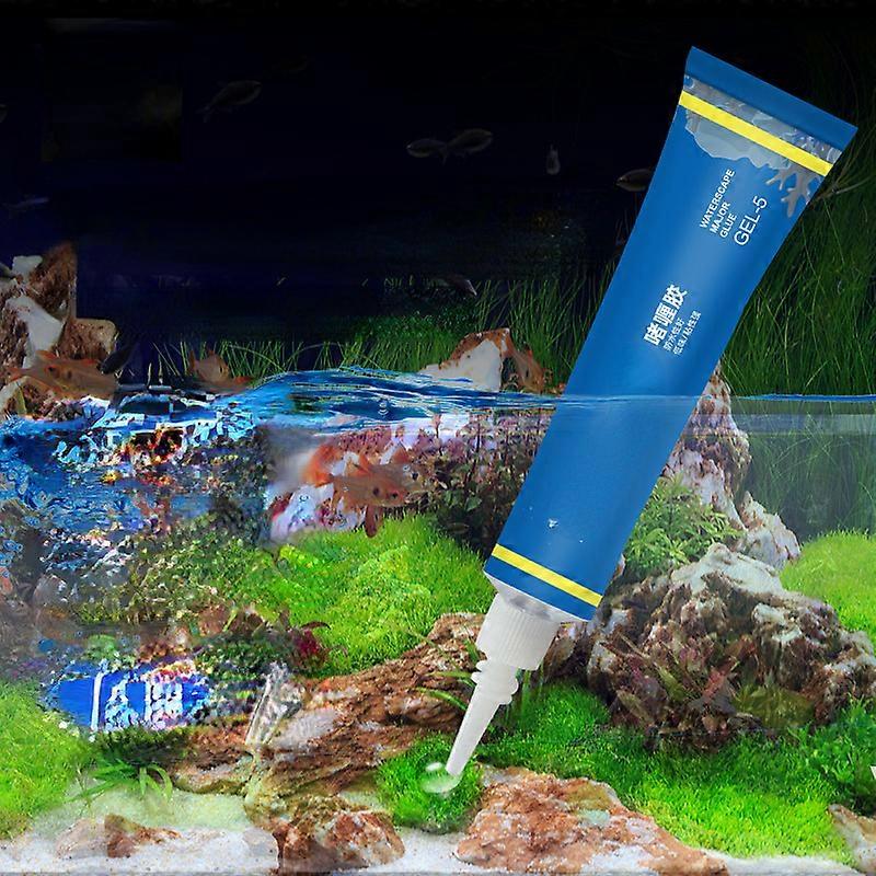 Aquarium Glue for Fish Tank,Safe and Quick-Drying aquascape Water Plant ...
