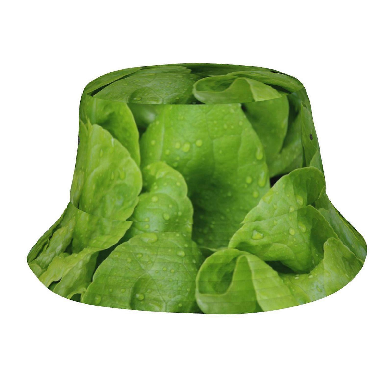 Green Lettuce Bucket Hat For Women Men Sun Hats Beach Fishing Cap ...