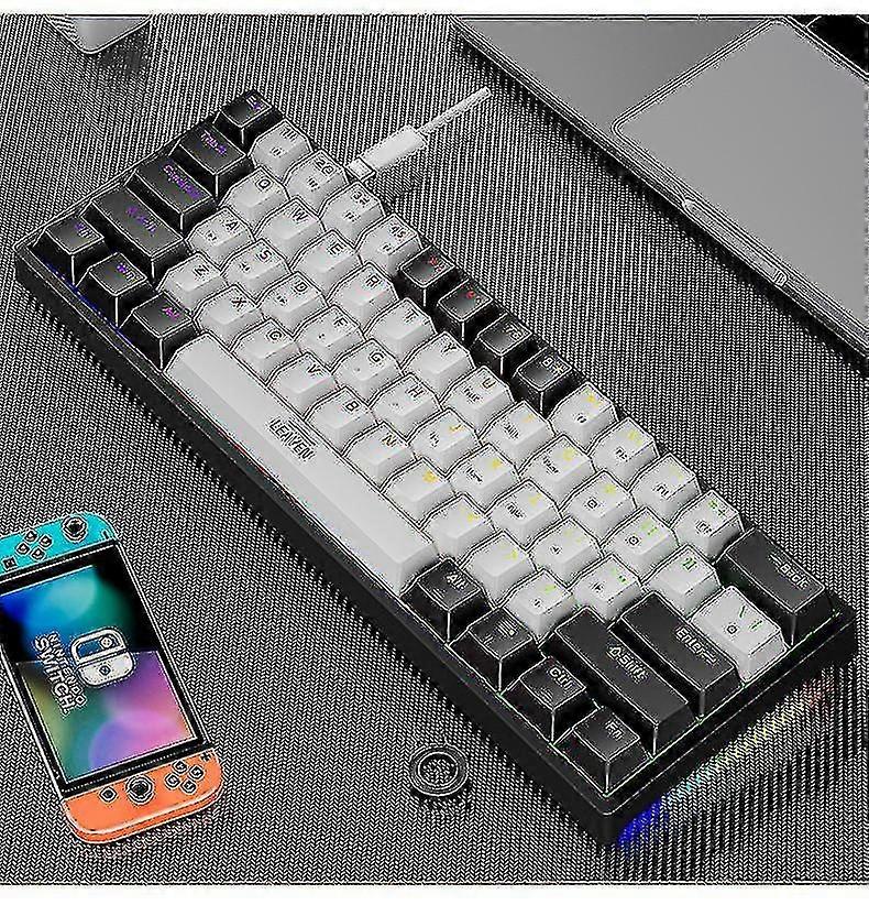 K620 Hotswap Mini Gaming Mechanical Keyboard 61 Keys Rgb Type-c Wired ...