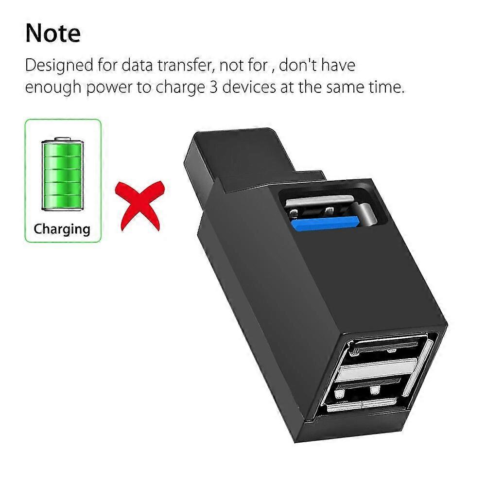 USB 3.0 Hub 5Gbps High Speed Data Transfer 3 Ports USB Splitter for ...