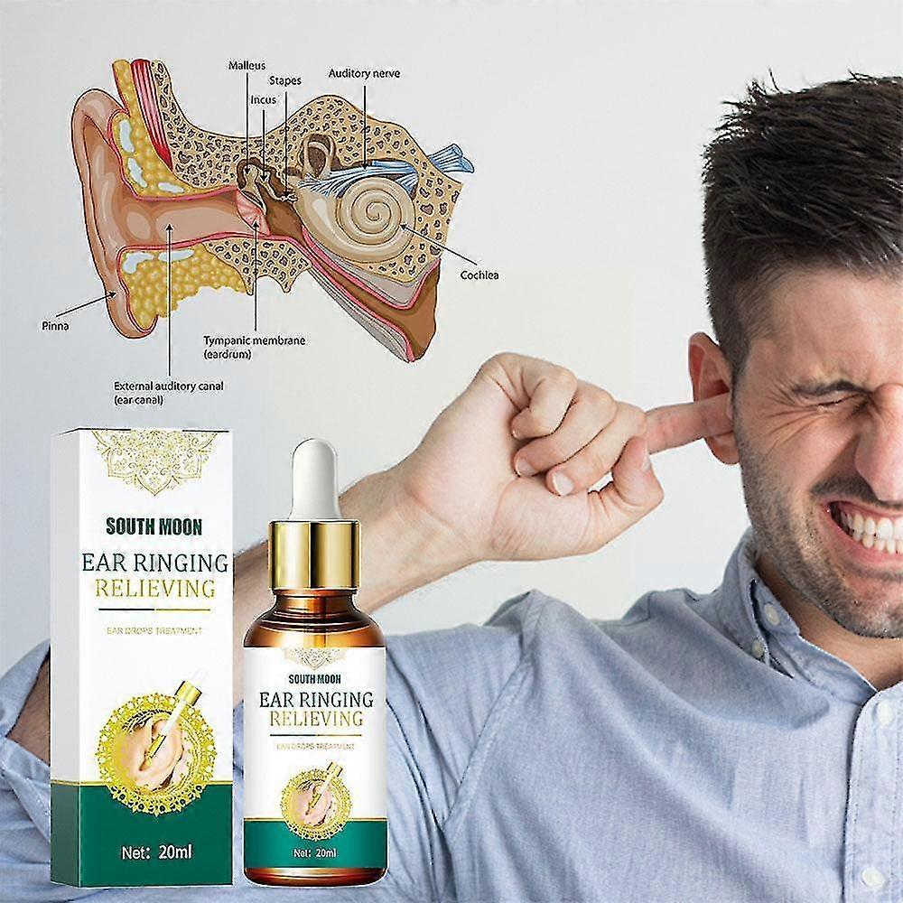 20ml Tinnitus Ear Drops Ear Ringing Gentle Relieving Health Discharge ...