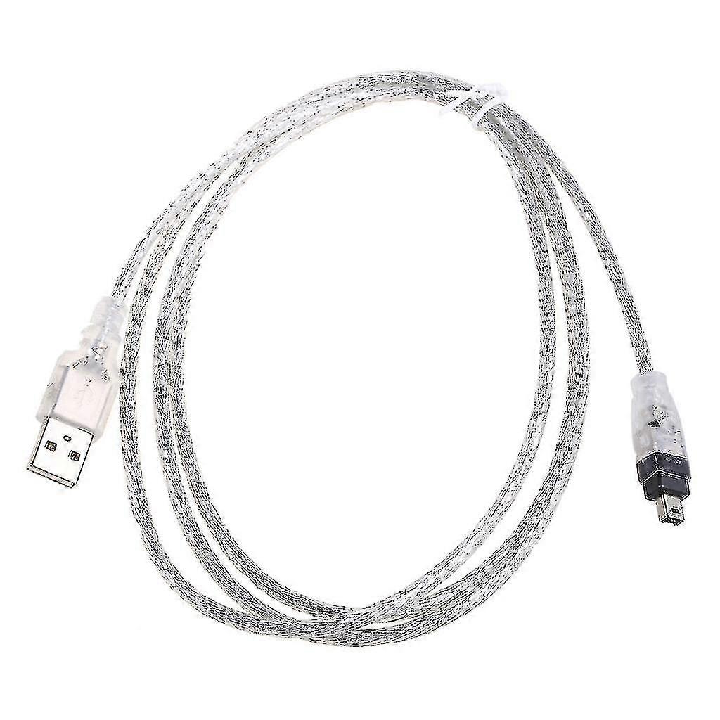 1 Pc Usb To Firewire Ieee 1394 4p 4 Pin Ilink Adapter Cable Cord Zzj ...
