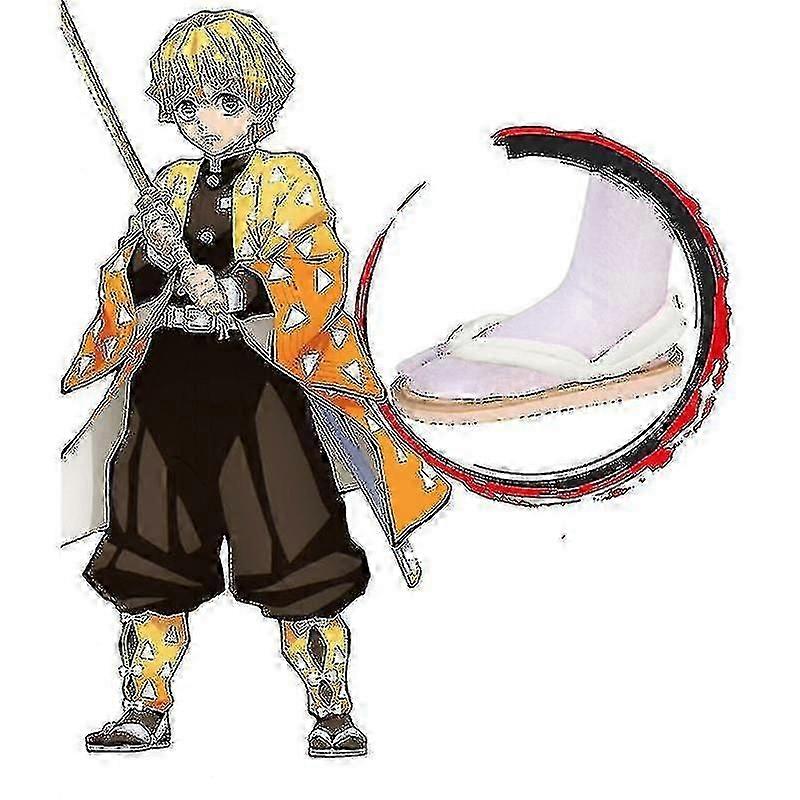 Anime Demon Slayer Cosplay Shoes Kimetsu No Yaiba Kamado Clogs Sandals ...