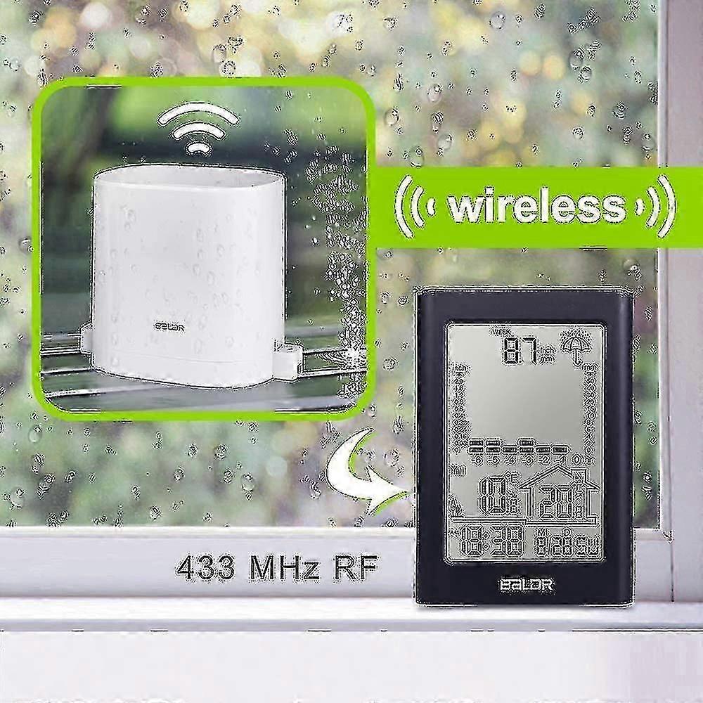 Wireless Rain Station - Rain Gauge Weather Station - Indoor/outdoor ...