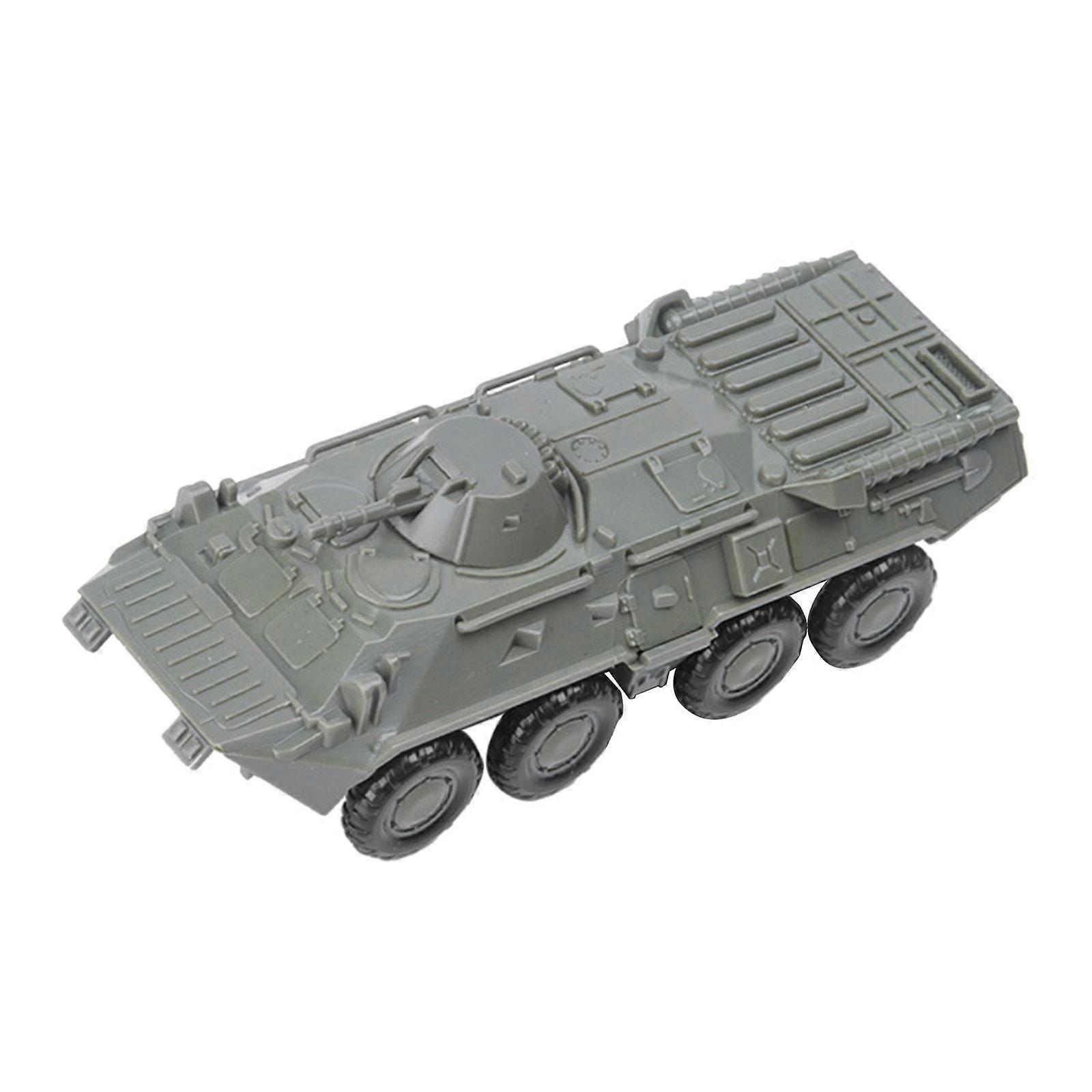 2x Plastic 4D Assembly Model Kits 1:72 Armoured Tank Vehicle Play Micro ...