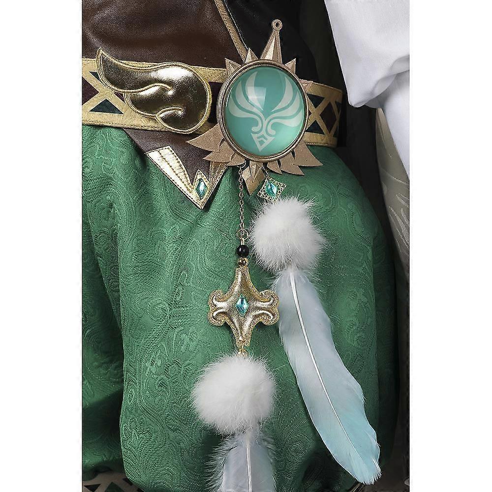 Genshin Impact Venti Cosplay Anemo Archon Bard Costume Set in Fantasy ...