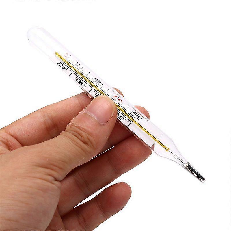 Medical Mercurial Glass Thermometer Large Screen Clinical Measuring ...