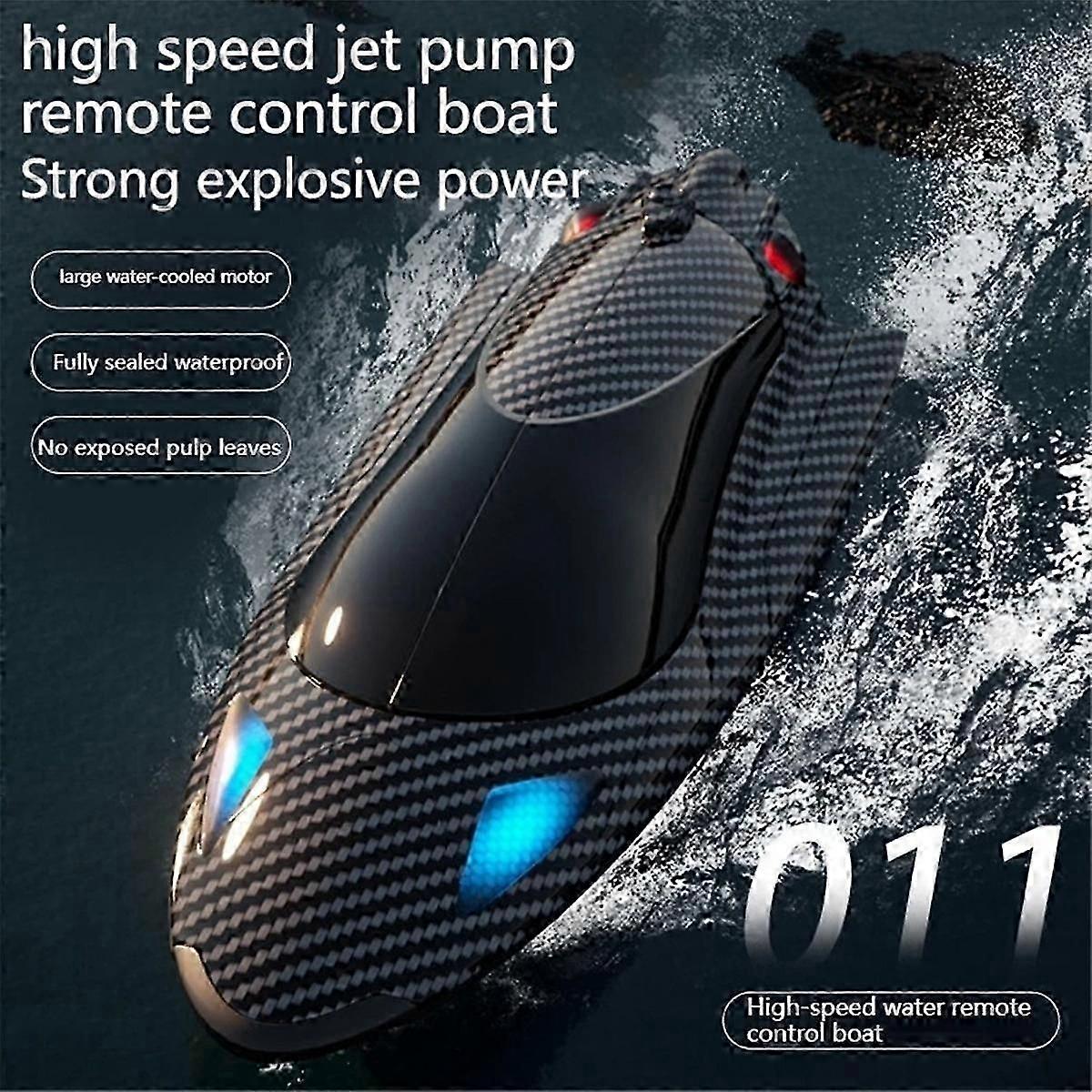 Fy011 2.4G Electric Speedboat Racing Water Toy Boat High-Speed Turbojet ...
