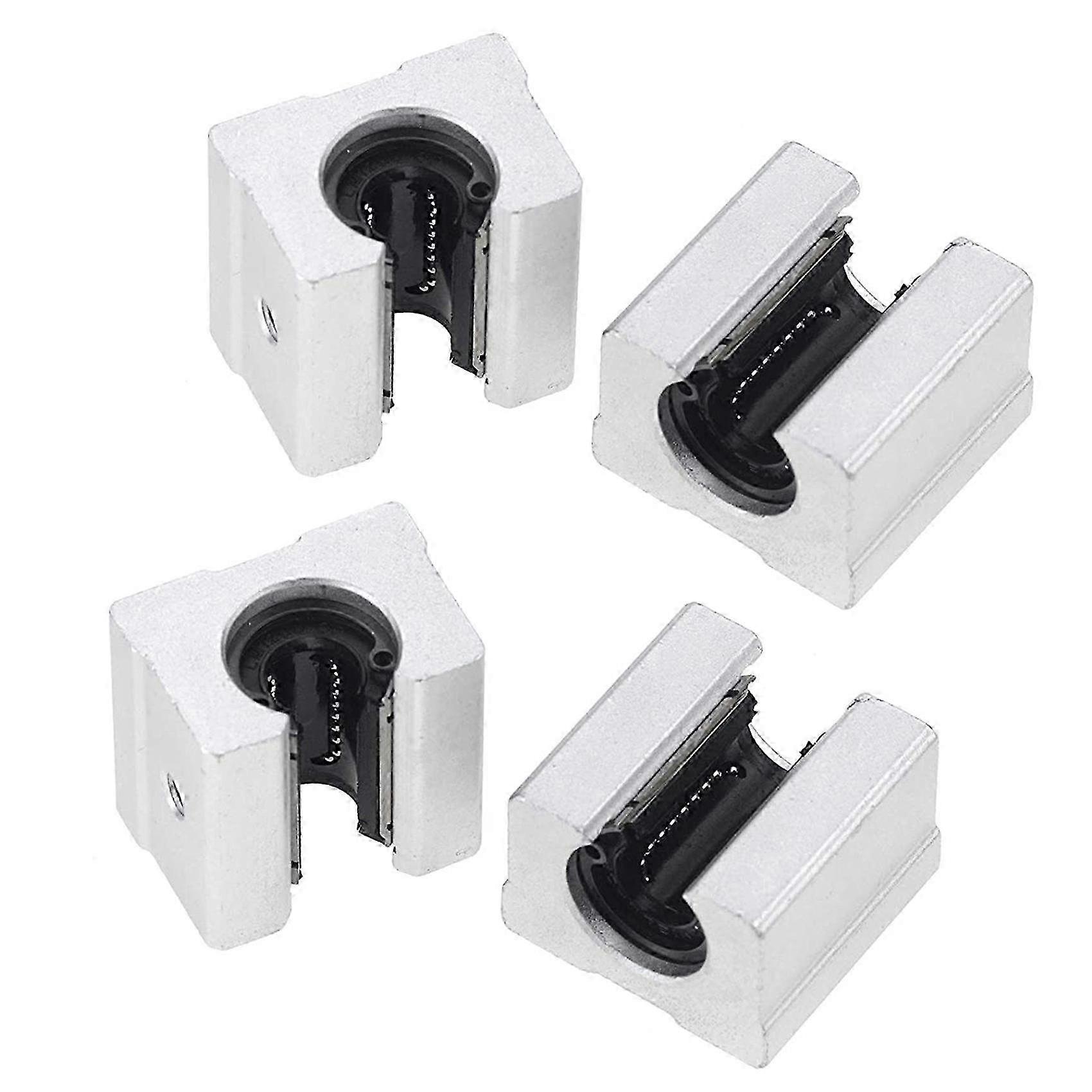 4PCS SBR16UU SBR Linear Ball Bearing Slide Block for SBR16 Linear Rail ...