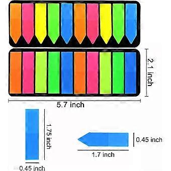 Page Markers Sticky Index Tabs Sticky Notes, 1200 PCS Colored Paper ...