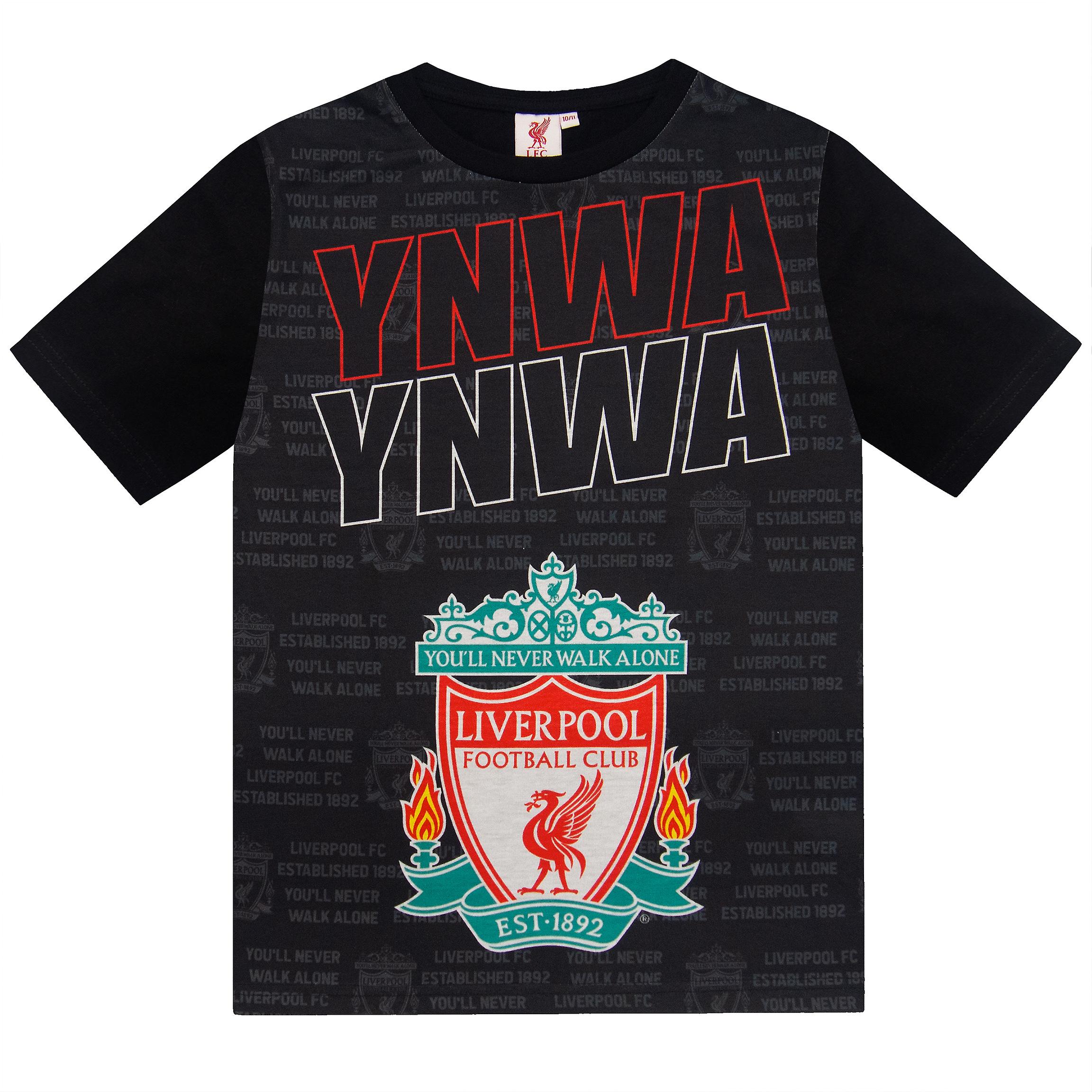 Liverpool FC Boys Pyjamas Short Kids OFFICIAL Football Gift | Fruugo UK