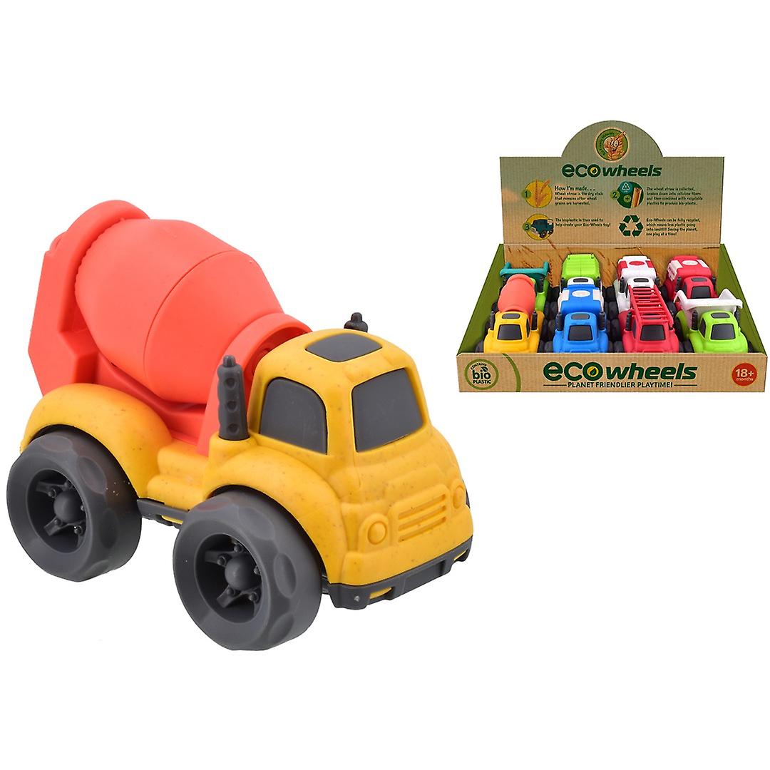 Eco Wheels Bio Plastic Construction Vehicle 10cm (Styles Vary) | Fruugo UK