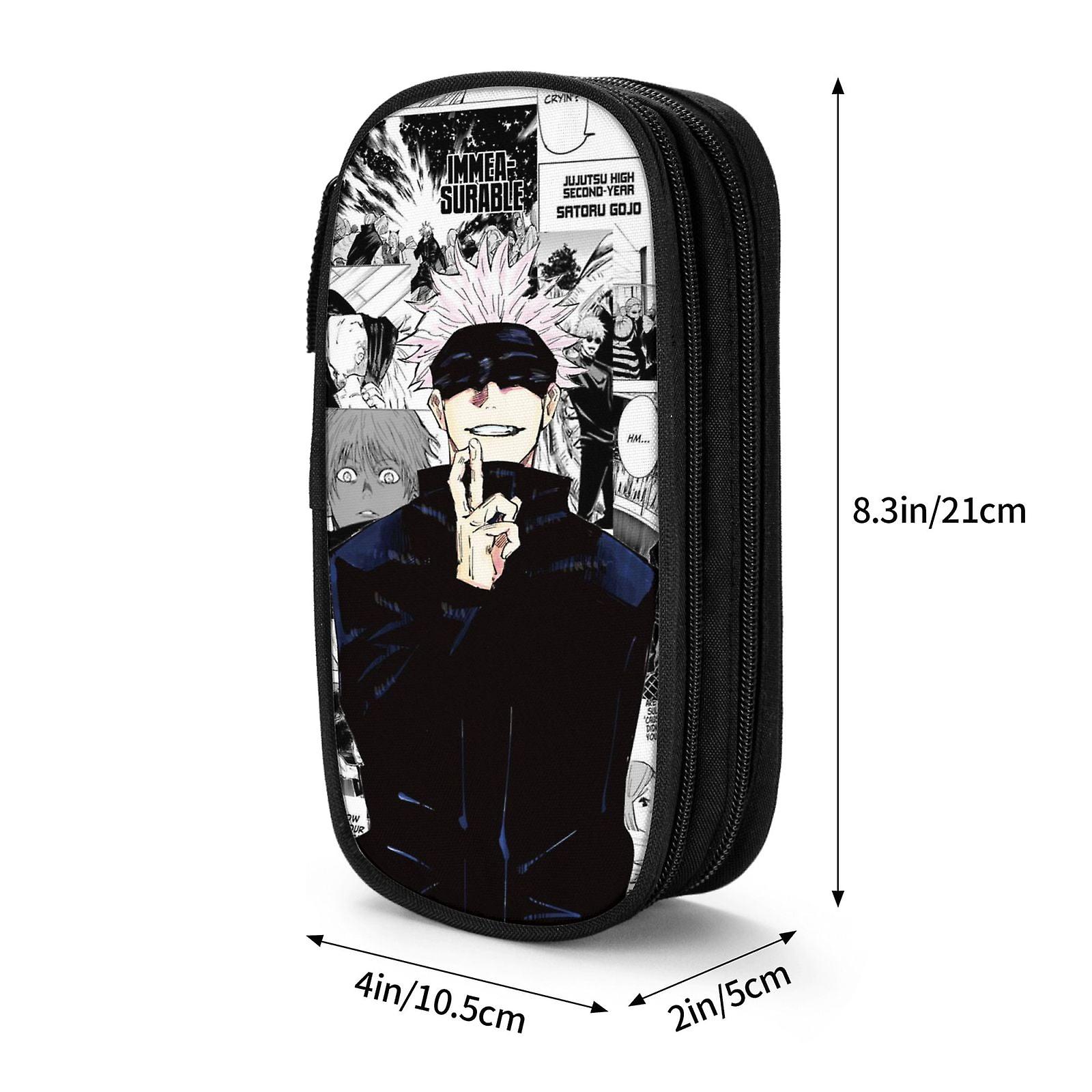 Jujutsu Kaisen Gojo Big Capacity Pencil Pouch Big Capacity Waterproof ...