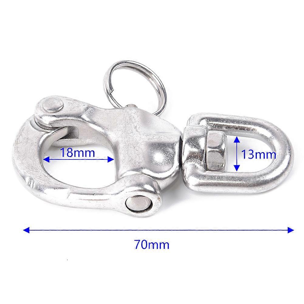 Swivel Snap Shackle 316 Stainless Steel Quick Release Boat Anchor Chain ...