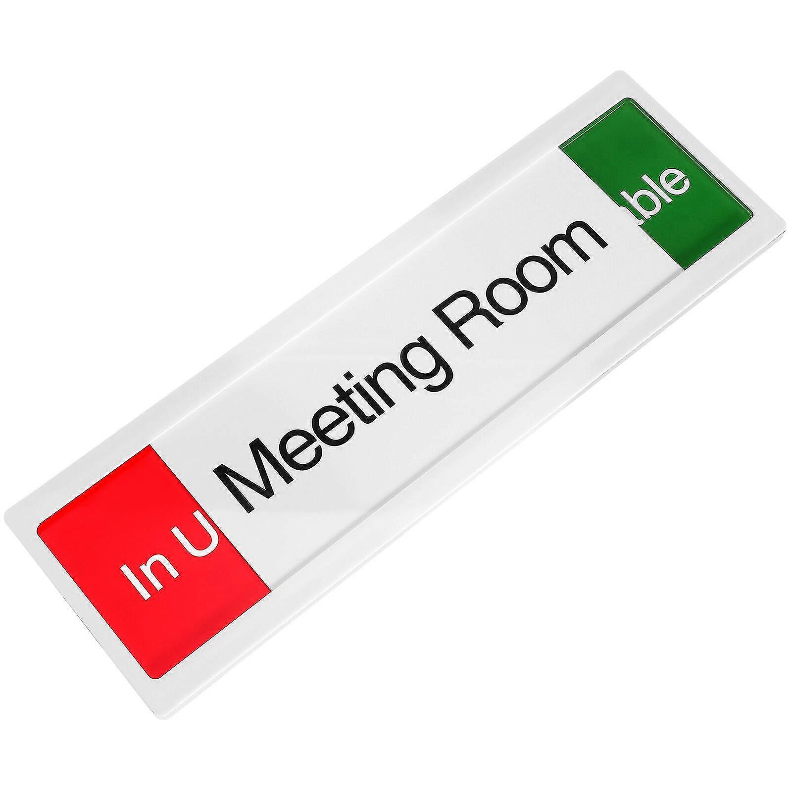 Office Door Sign Meeting Room In Use Available Sign Practical Slide ...