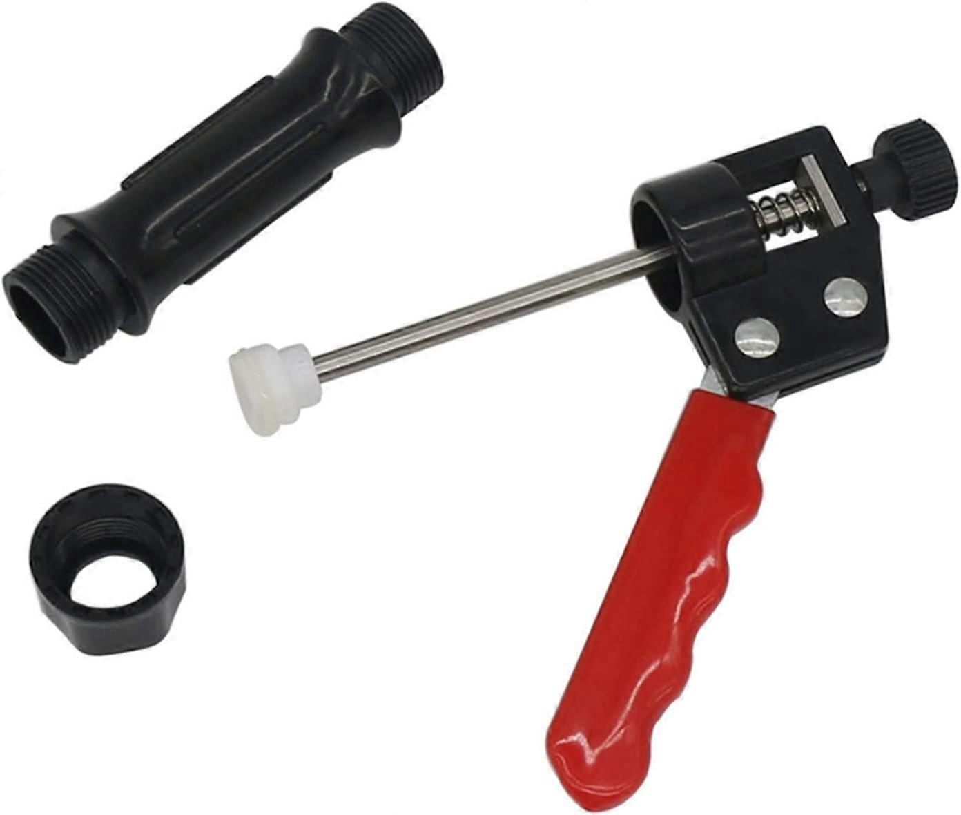 Clay Gun Extruder and 20 Pieces Stainless Steel Overfilled Mud Machine ...