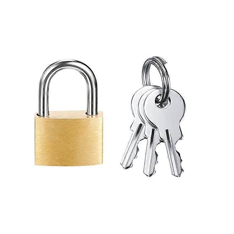 12 Pack Mini Padlock Small Padlock Solid Brass Locks with 3 Key for ...