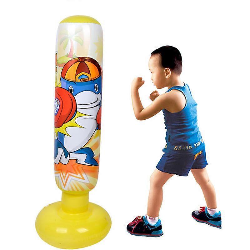 Inflatable Boxing Punching Bag Cartoon Fitness Punching Bag for Kids ...