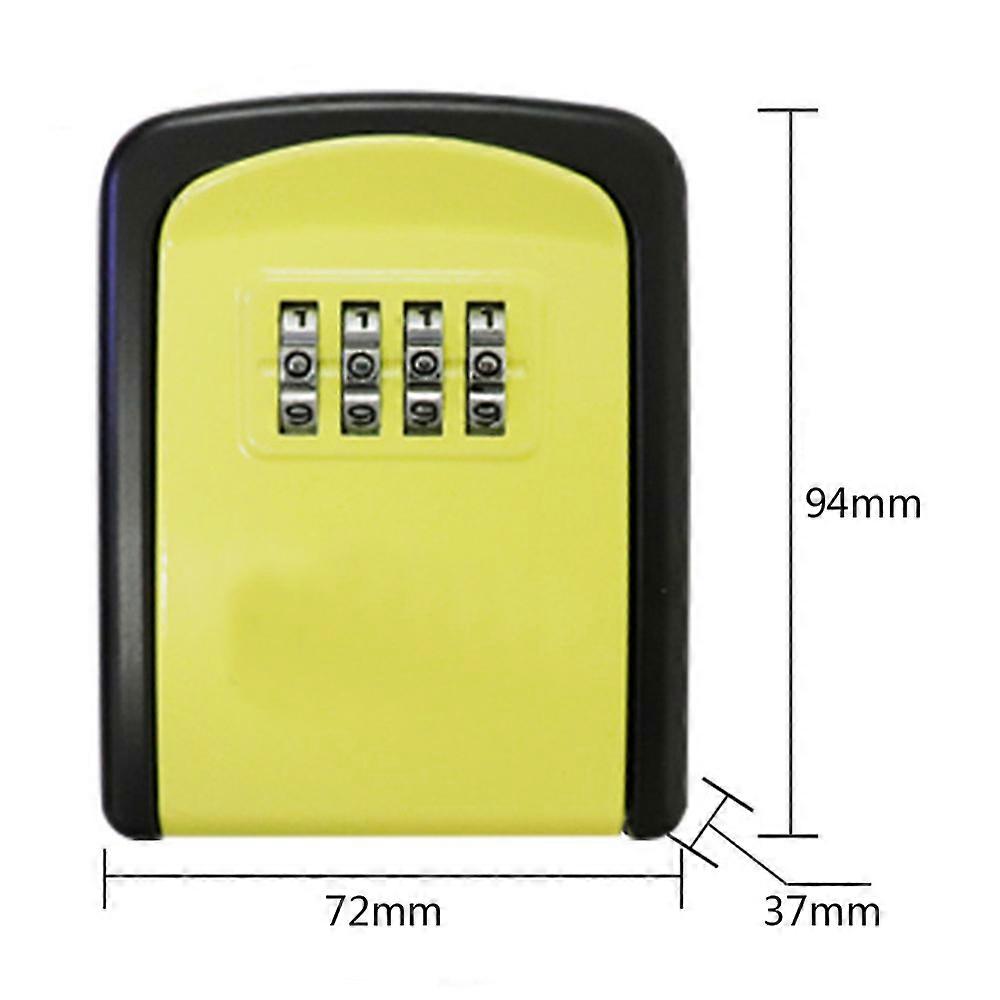 Small Size Key Box Password Lock Door Metal outdoor Wall-mounted Anti ...