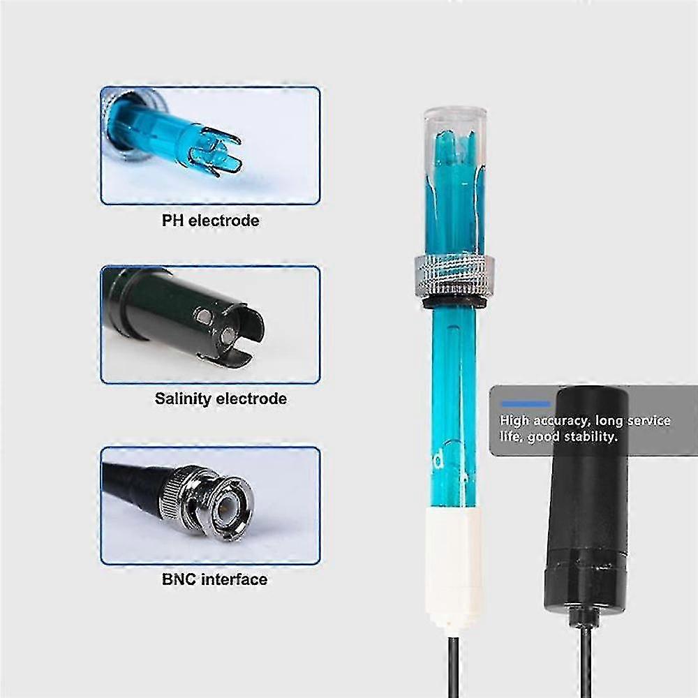 3 In1 Wifi Water Quality Detector Ph/salinity/temp Electrode Bnc Type ...