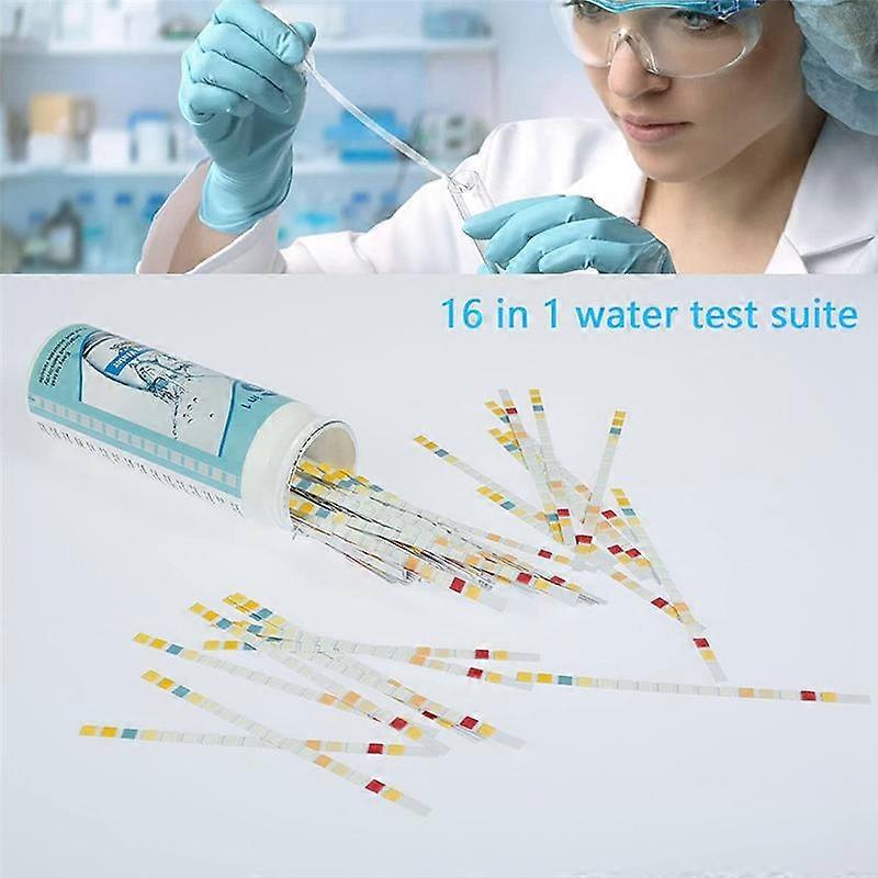 16 in 1 Premium Drinking Water Test Kit,for Drink Water,100 Strips ...