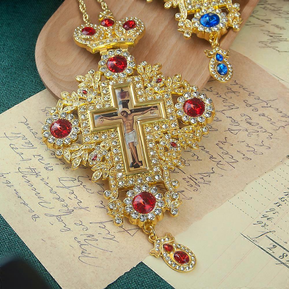 HaKeLai Greek Orthodox Church Bishop's Pectoral Cross Necklace for ...