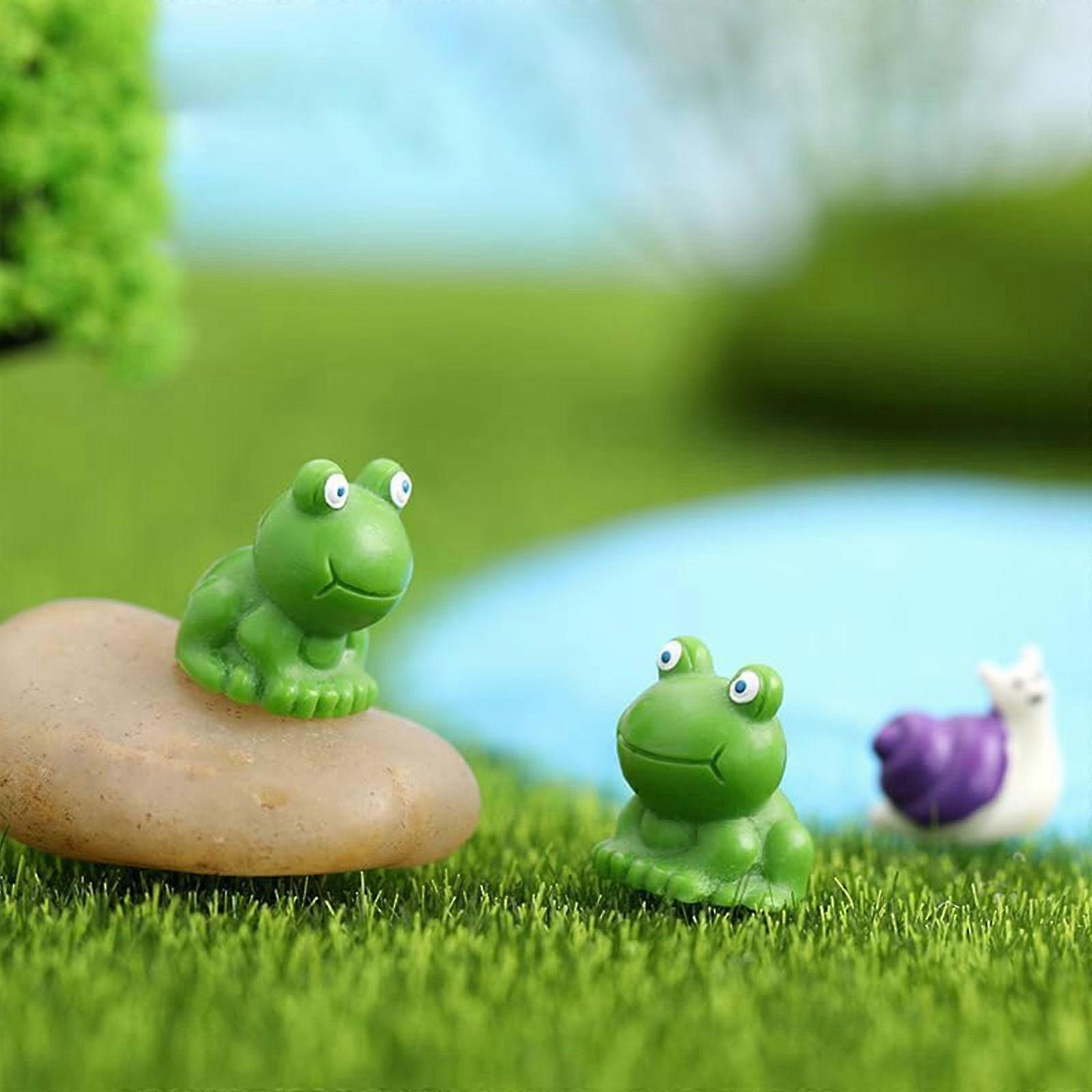 50pcs Mini Frog Figure Frog Miniature Figurines Mini Frog Figurines In ...