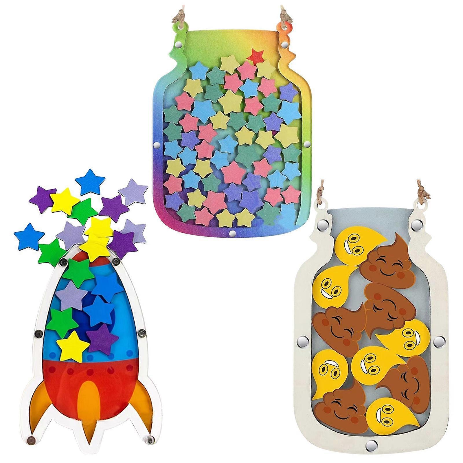 New Kids Reward Jar With Star Classroom Reward Jar With Stars Chore ...