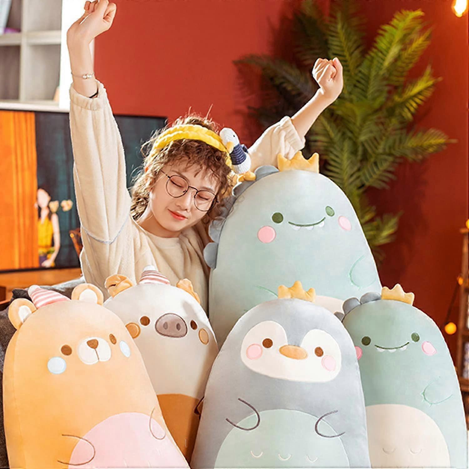 Stuffed Animal Plush Pillow - 17.7 Inch Cute Squishy Hugging Plushie ...