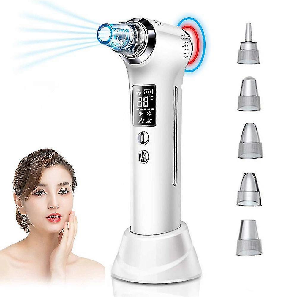 Sunrain Blackhead Vacuum, Visible Blackhead Remover Facial Pore Vacuum ...