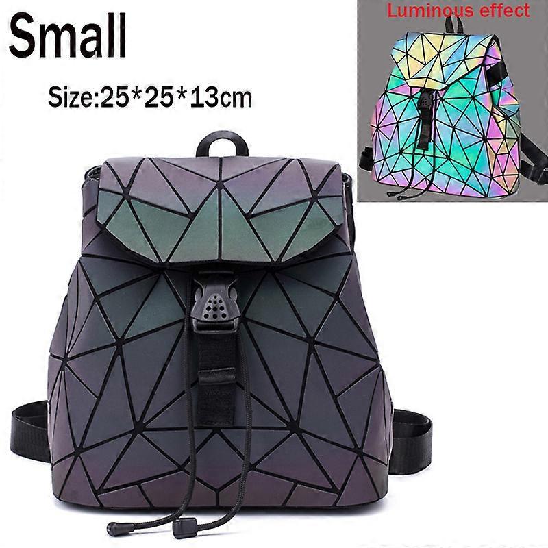 Womens Luminous Backpack 2022 Female Shoulder Bag Folding Student ...
