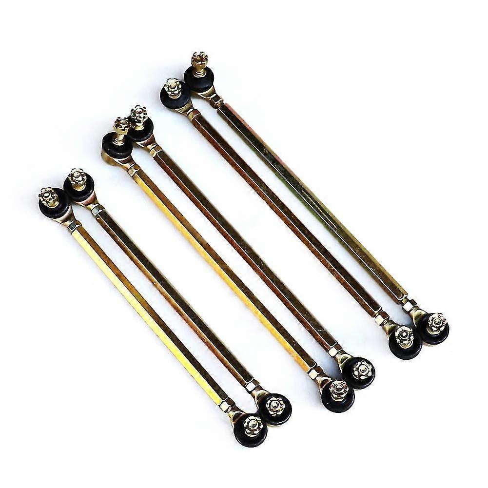 1 Pair 90mm-290mm M10 Steering Shaft Tie Rod With Tie Rod Ball Joint For 4 Wheel Kart ...