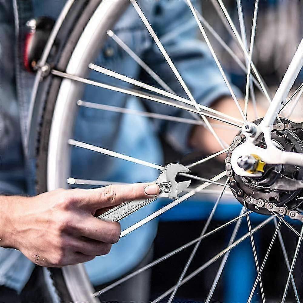 Adjustable Wrench 4" Length 100 Mm Mini Adjustable Wrench In Silver ...