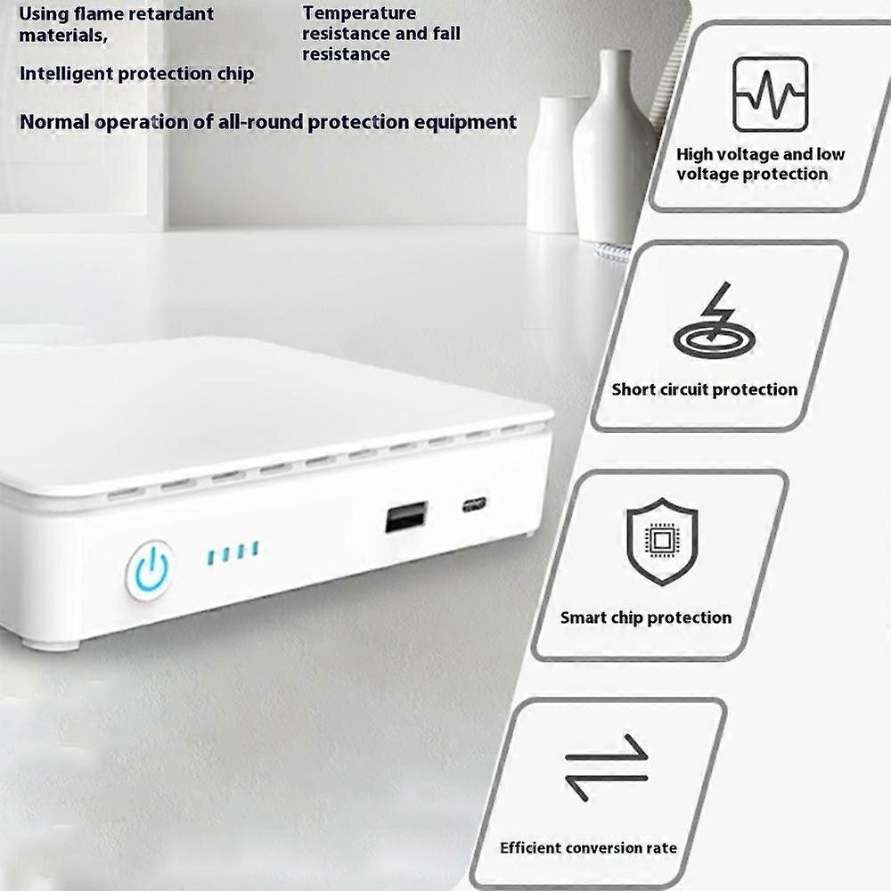 M1550 15600mAh DC UPS Uninterruptible Power Supply for Router Optical ...