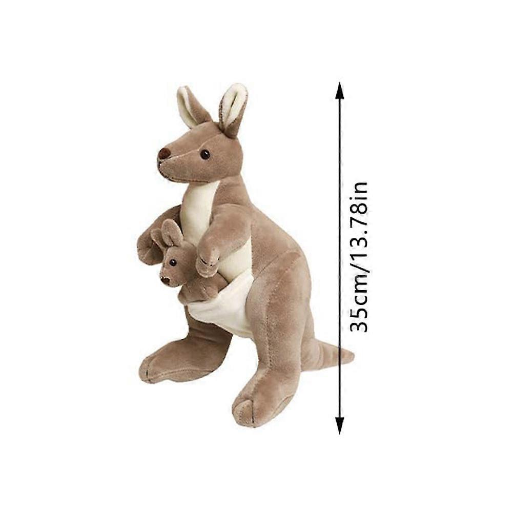 Stuffed Toys Kangaroo Plushs Toy Plushs Toys Cuddly Toy Mother And ...
