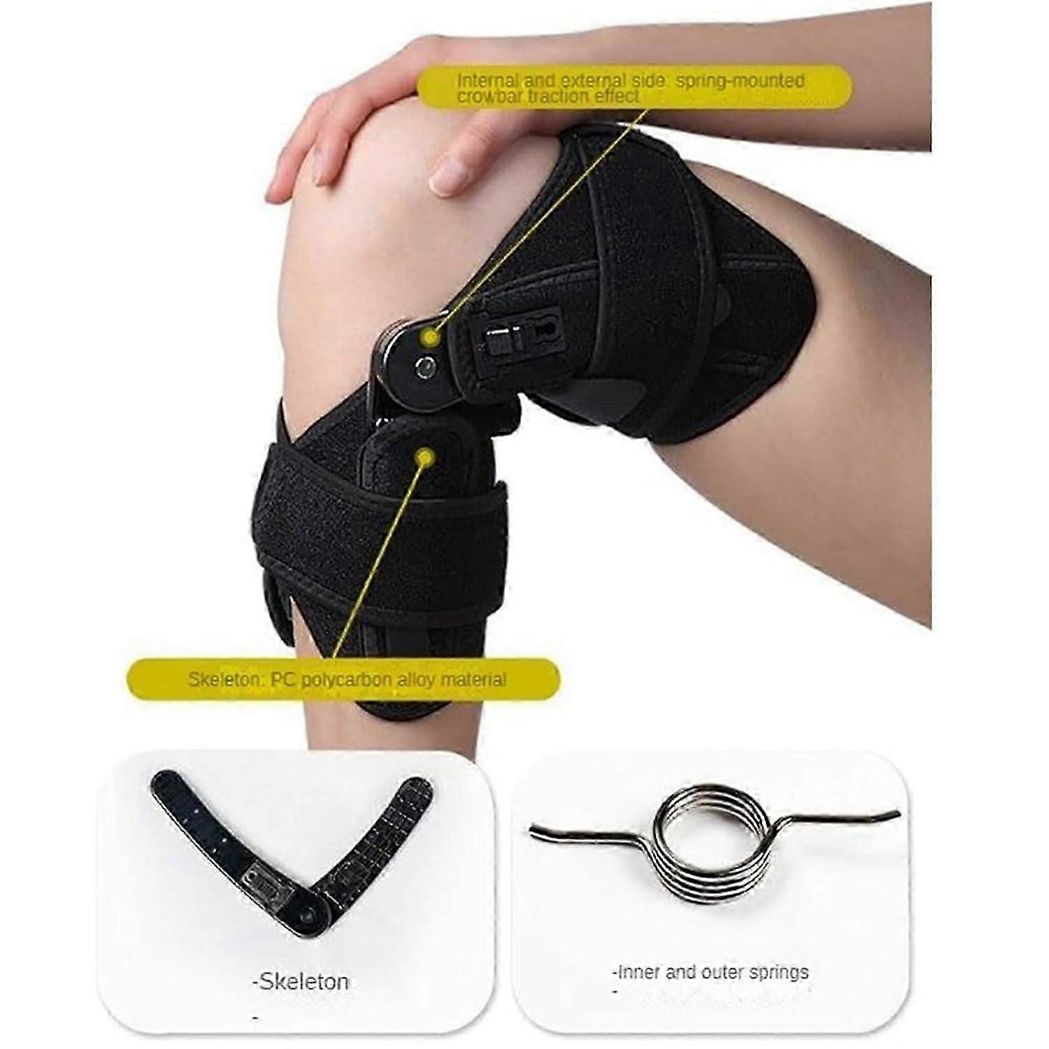 Knee Braces 2.0, Knee Braces Spring Loaded,Patellar Stabilizing Knee ...