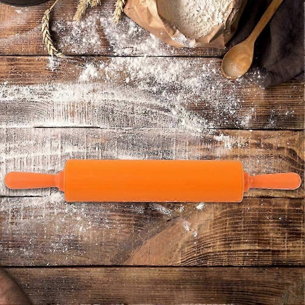 Rolling Pin, Colorful Silicone Rolling Pin(orange) | Fruugo UK