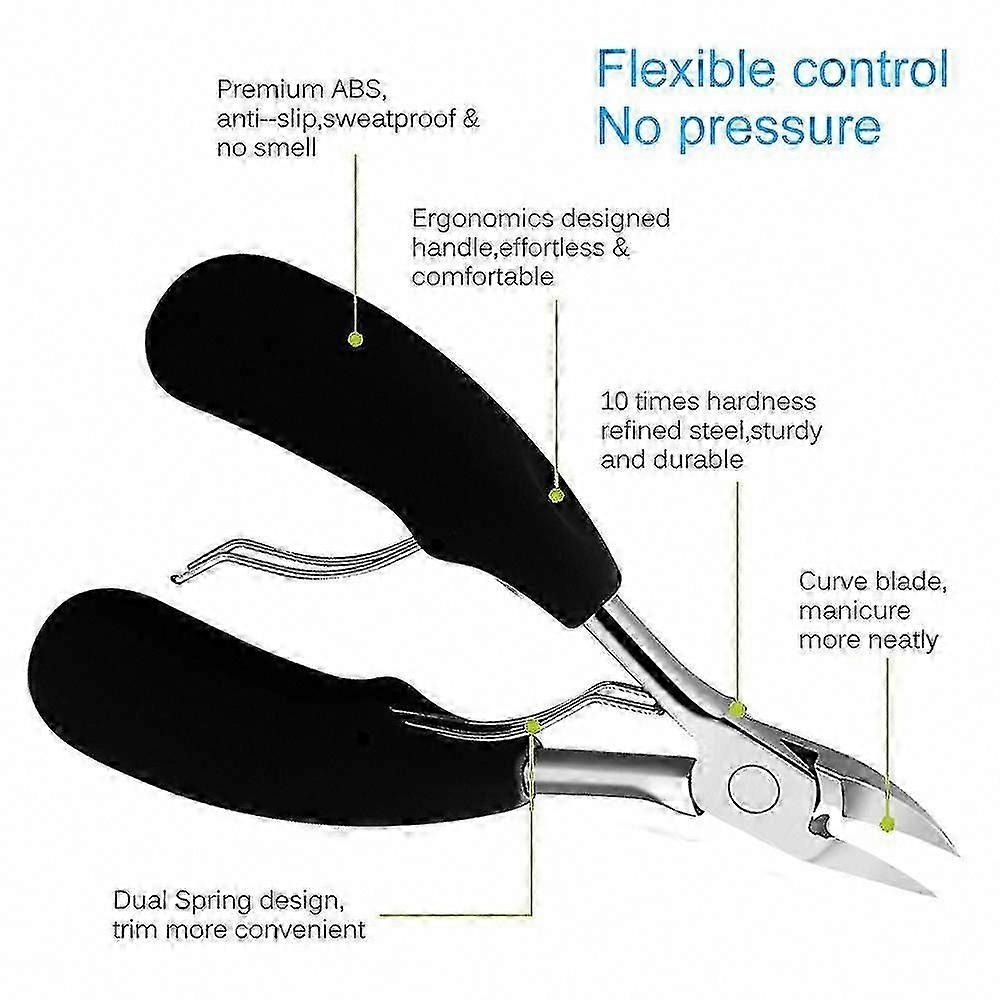 Podiatrist Toenail Clippers, Professional Thick & Ingrown Toe Nail ...