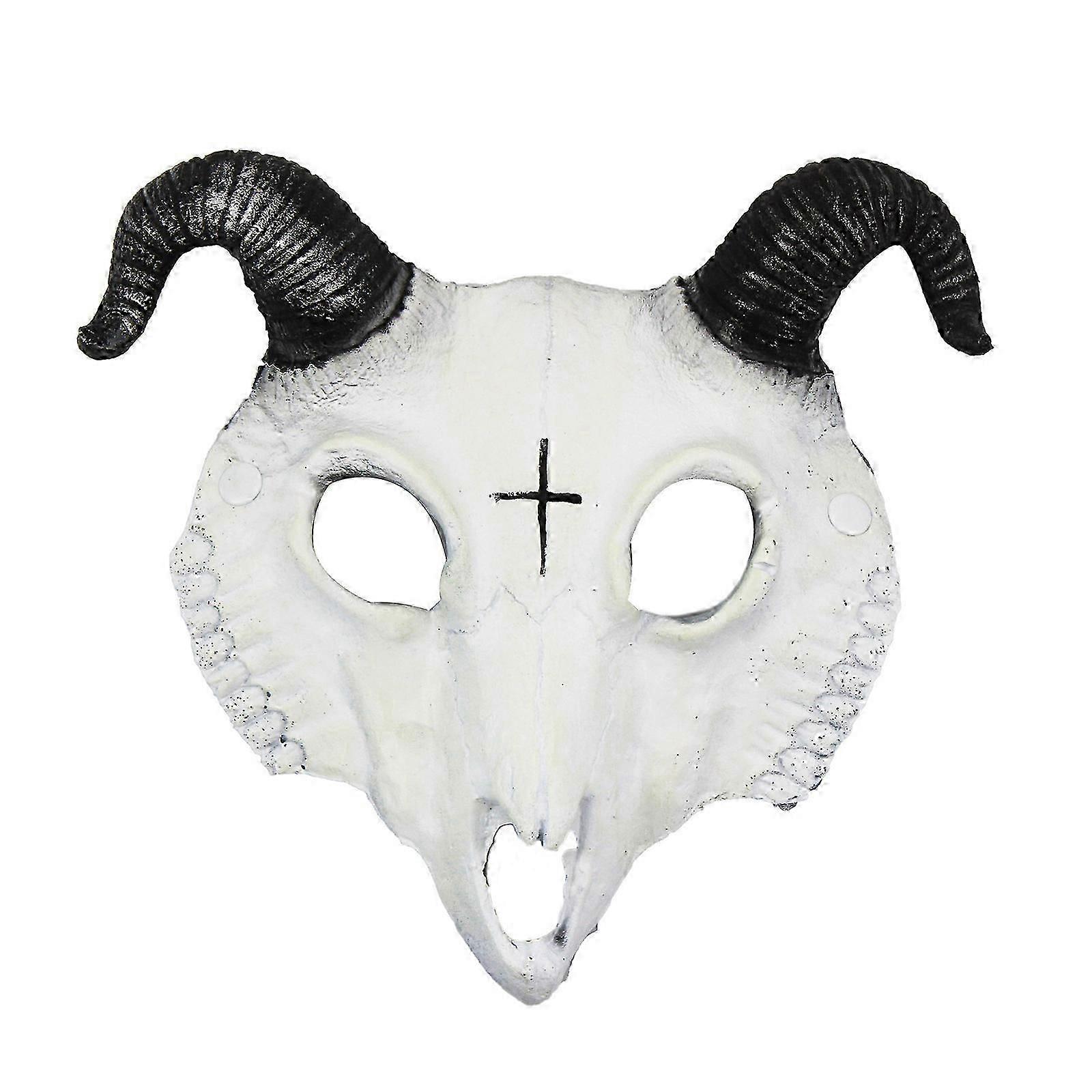 Sheep for Head Mask Halloween Sheep Skull Cosplay Mask Halloween Party ...