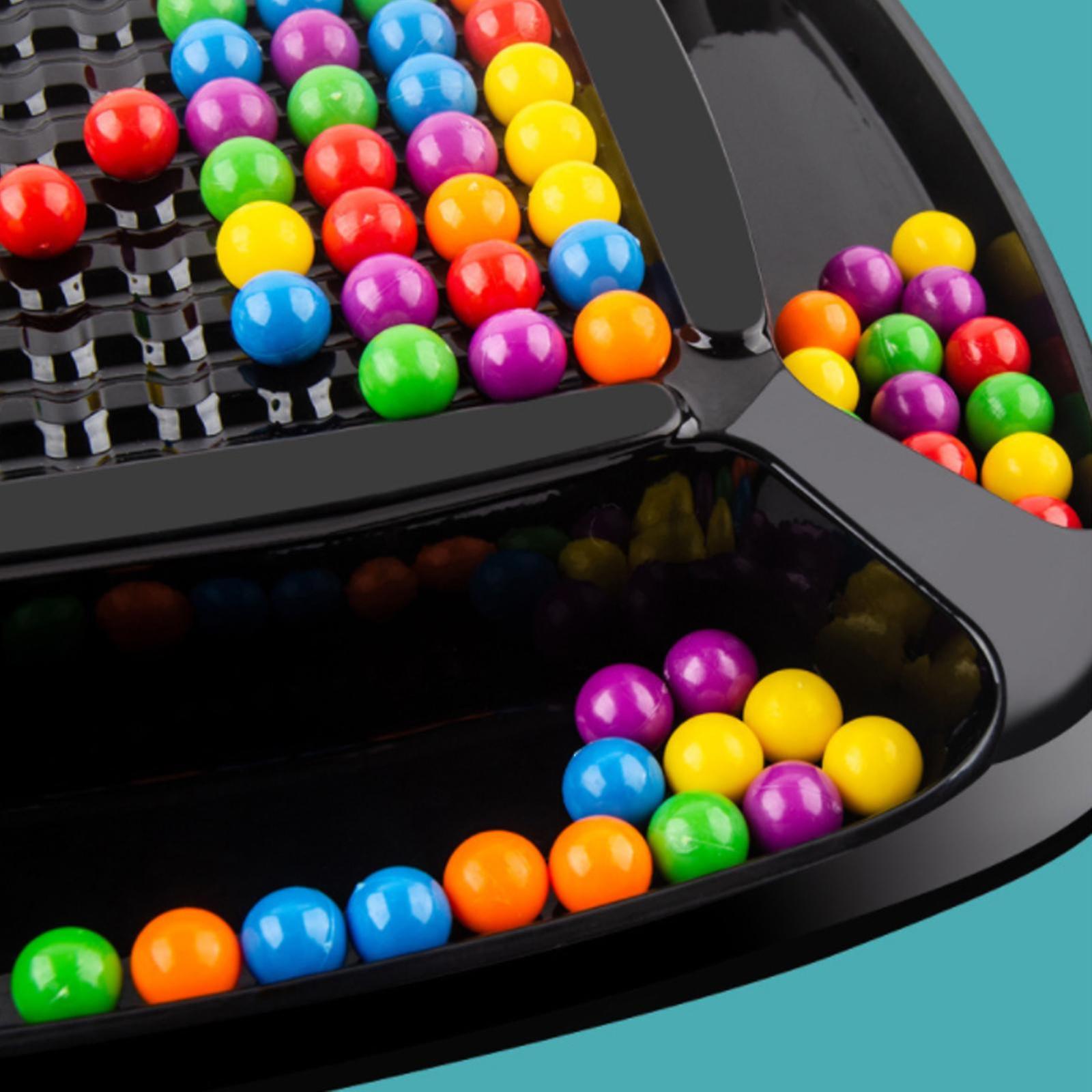 Rainbow Bead Game For Kids Puzzle Magic Chess Board Game Rainbow Ball ...