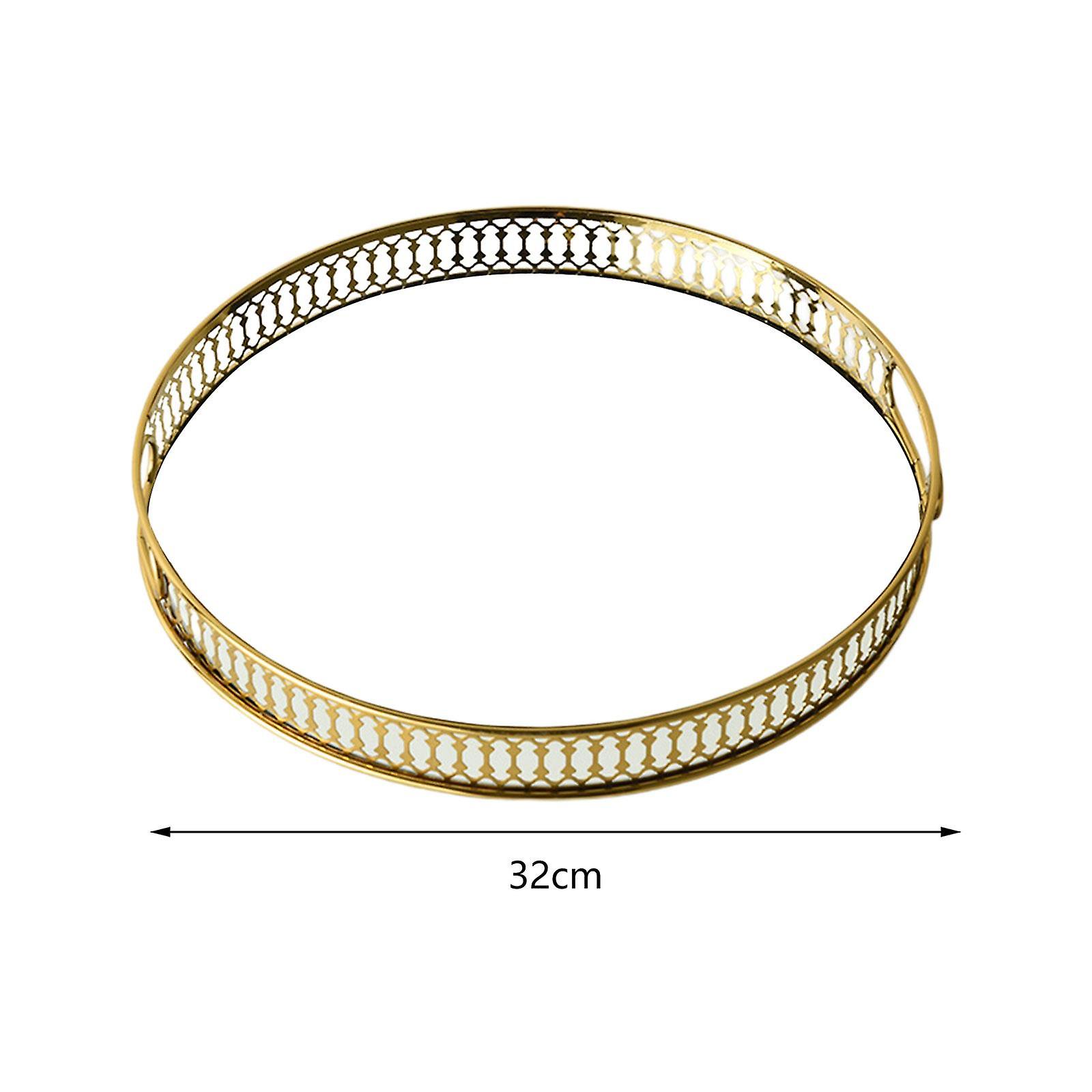 Vanity Tray European Style Serving Tray Mirrored Tray Decorative Mirror ...