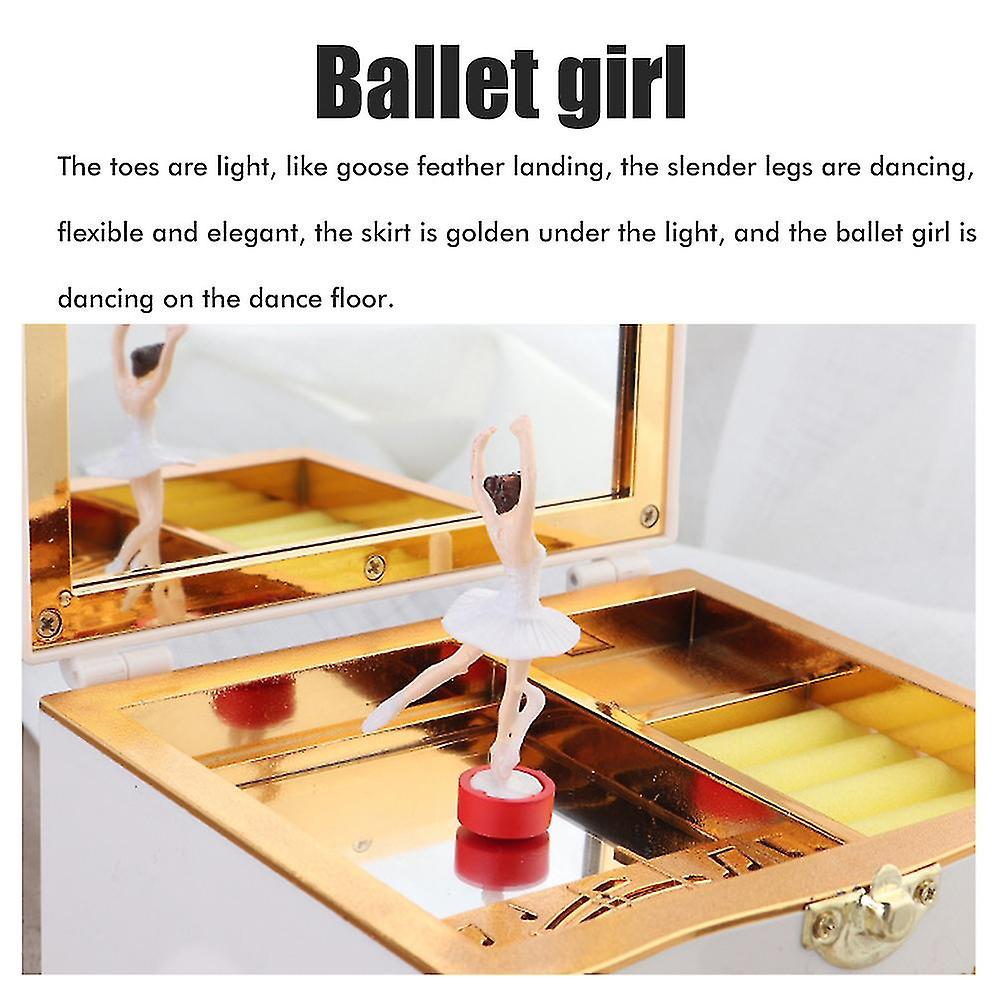 Jewelry Storage Solution - Classic Musical Box with Rotating Ballet ...