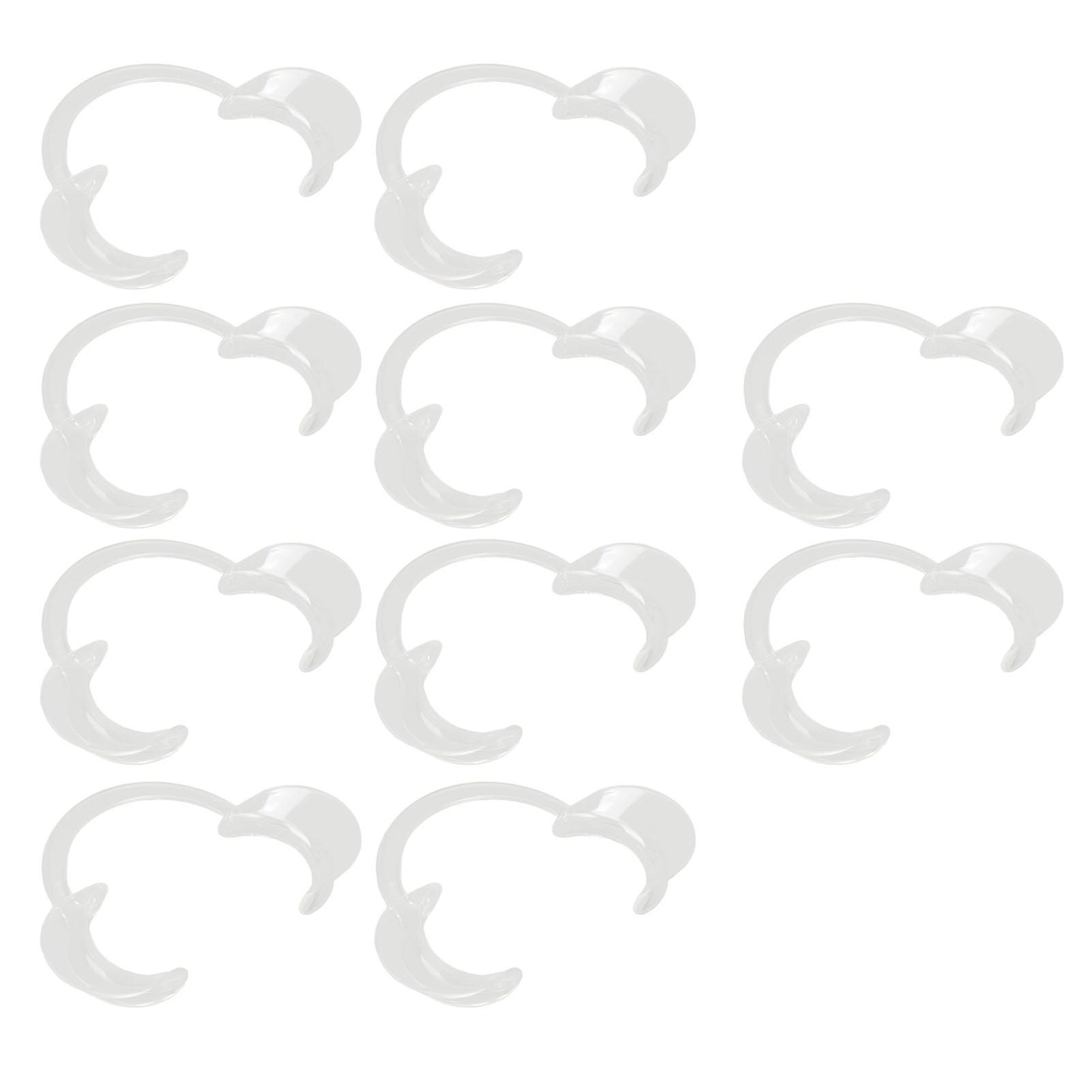 10pcs Cheek Retractor Transparent Disposable Dental Mouth Opener for ...