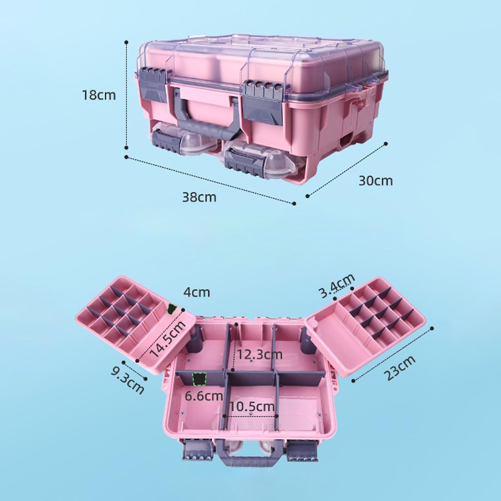 Fishing Tackle Box Portable Large Fishing Tools Box for Home Fishing ...
