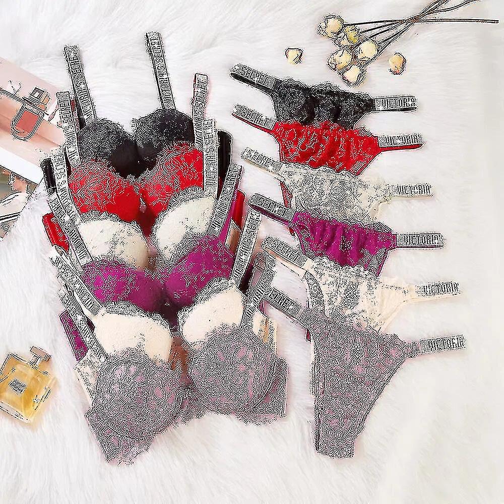 Sexy Lingerie Comfort Women Set Push Up Bra Victorias Secret Lingerie