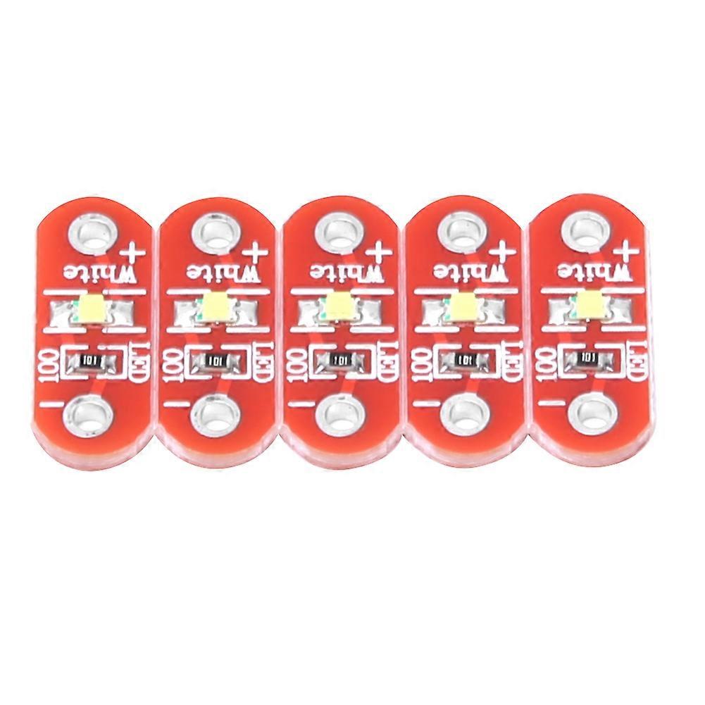 50 Pcs LilyPad LED Module White Wearable Surface Mounted LED DIY Kit ...