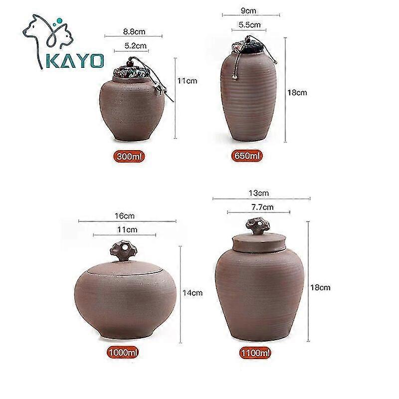 Cremation Urn Sealed Funeral Ashes Urns Ceramics Matte Surface ...