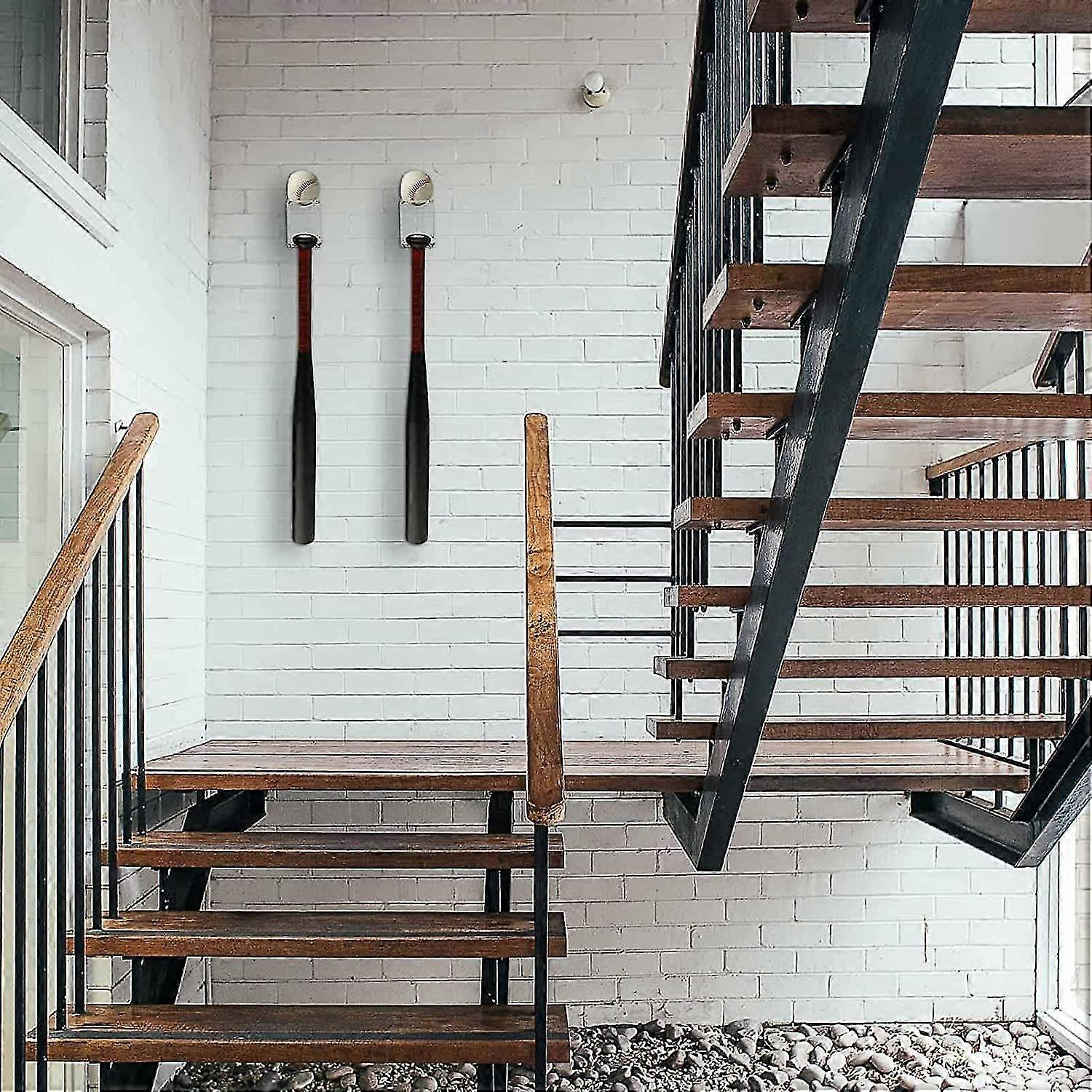 Wall Mount Bat Rack,2 Pcs Wall Stand Holder Rack For Bat, Acrylic ...