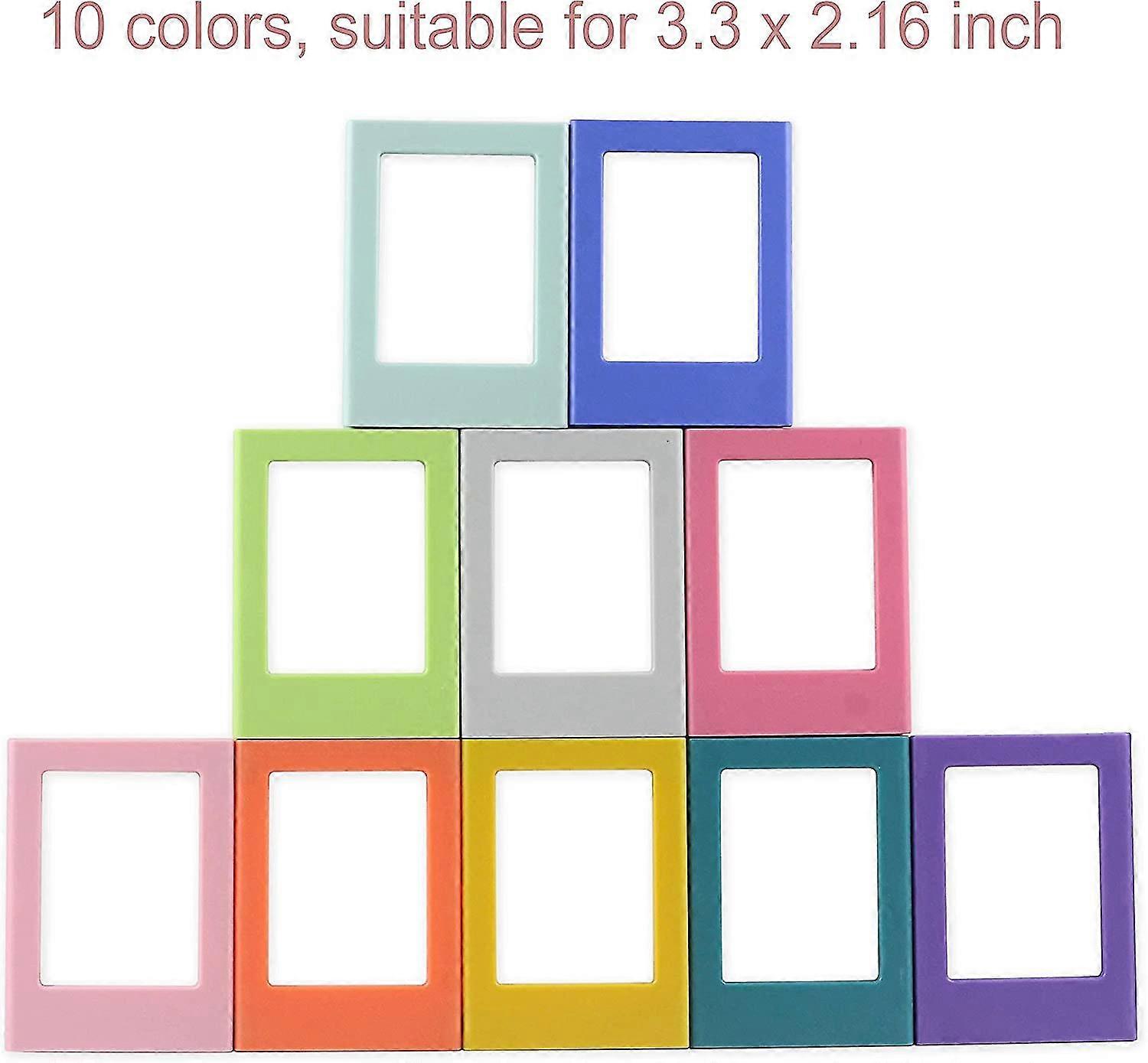10 Pack Mini Magnetic Picture Frame, 2x3" Refrigerator Magnet Photo ...